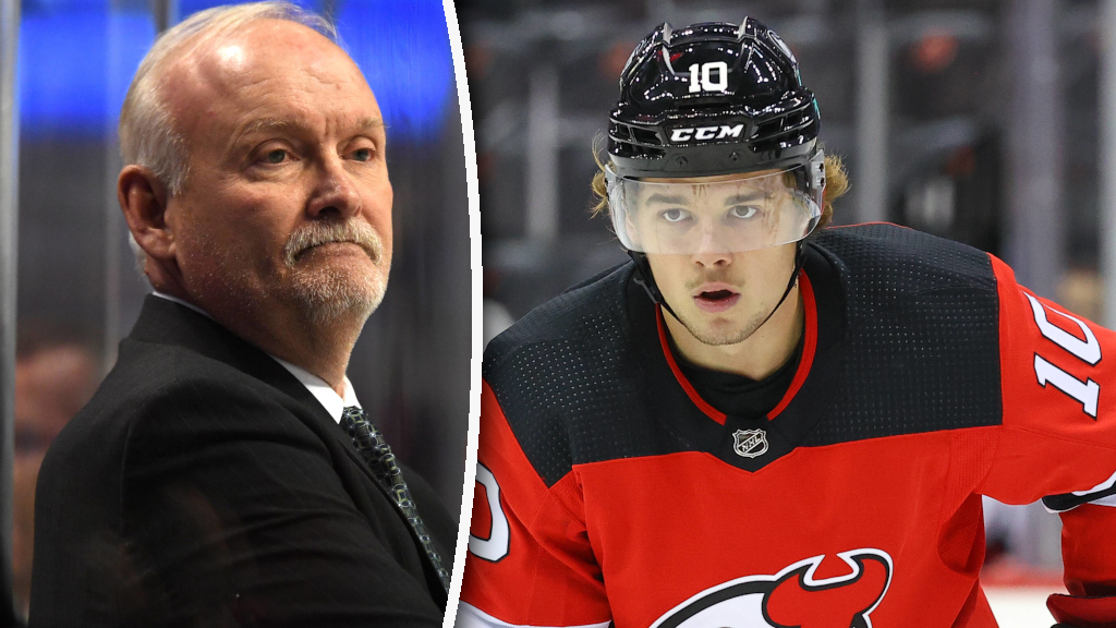 Alexander Holtz får beröm efter NHL-debuten